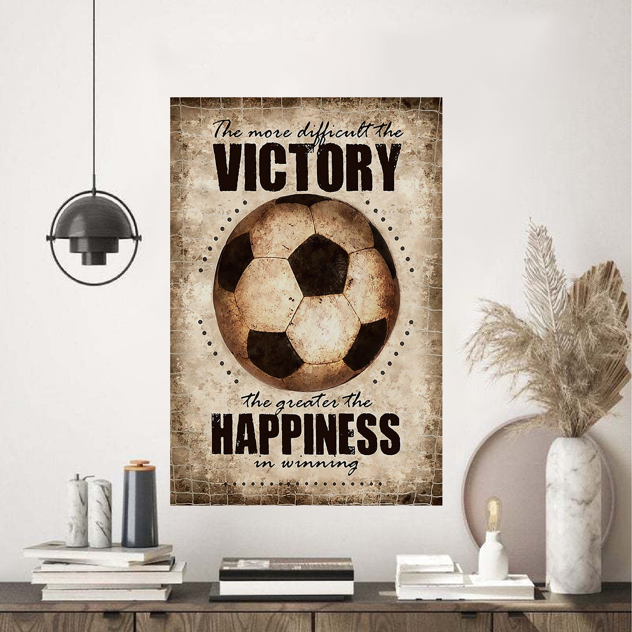 Soccer Happiness In Winning Poster soccer Poster gift for soccer 16 x ...