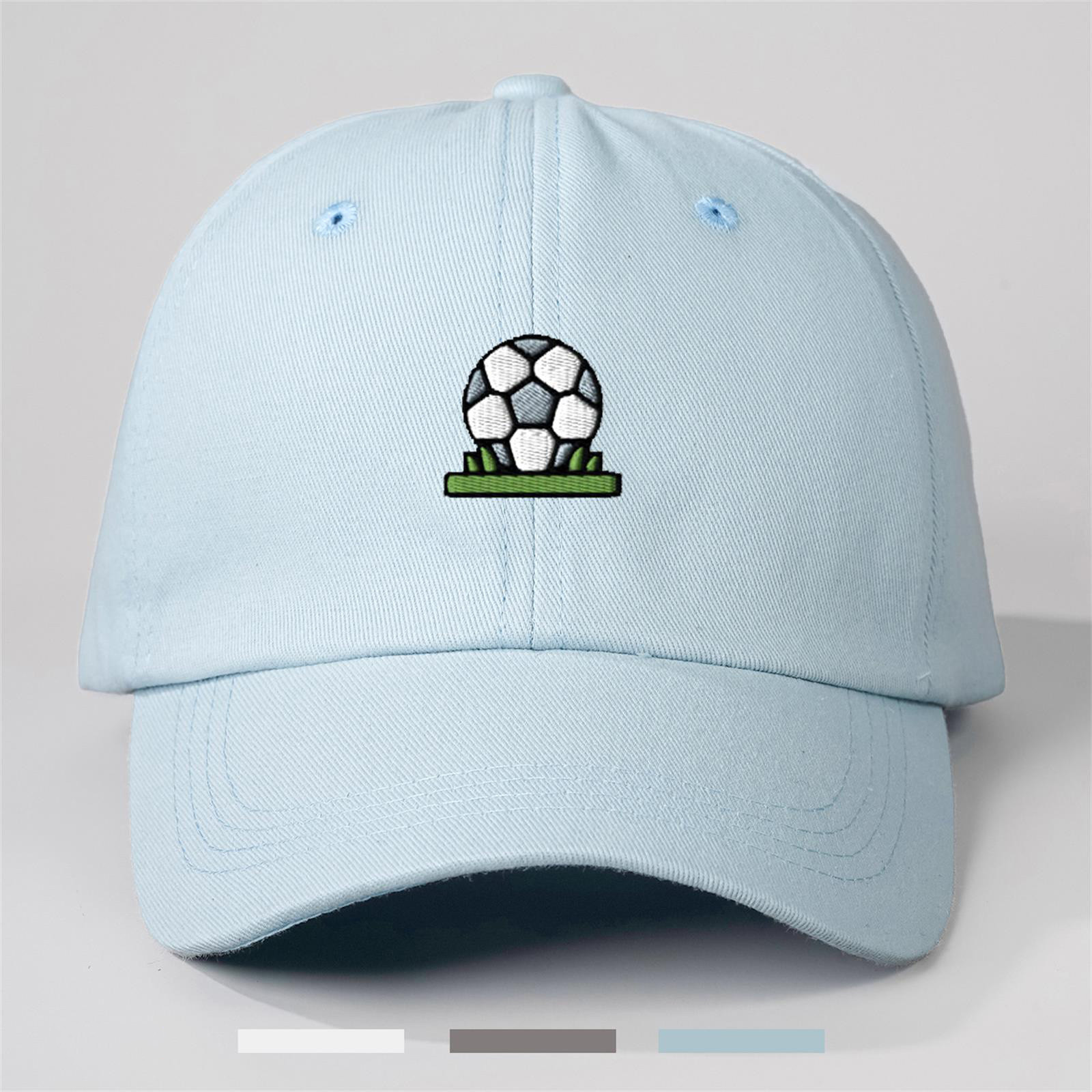 Soccer Hat Embroidered Baseball Cap Football Runner's Hat Women Hair ...