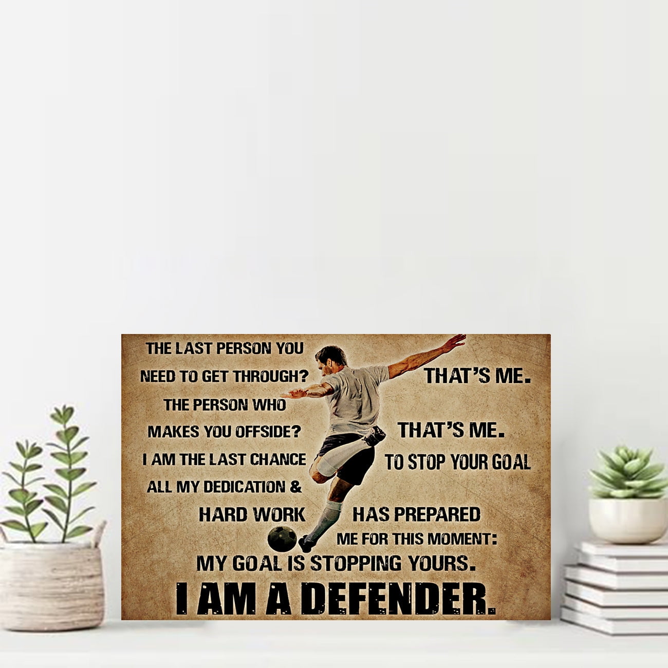 Soccer I Am A Defender Poster soccer Poster gift for soccer 11 x 17 ...