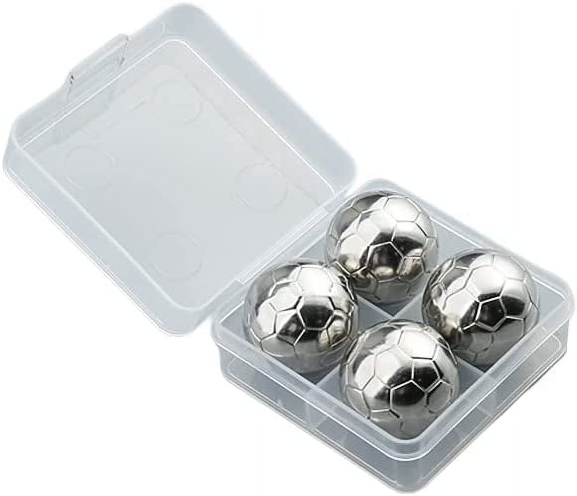 Soccer Ice Cubes, Soccer Ball Shape Whiskey Stone Chilling Rocks ...