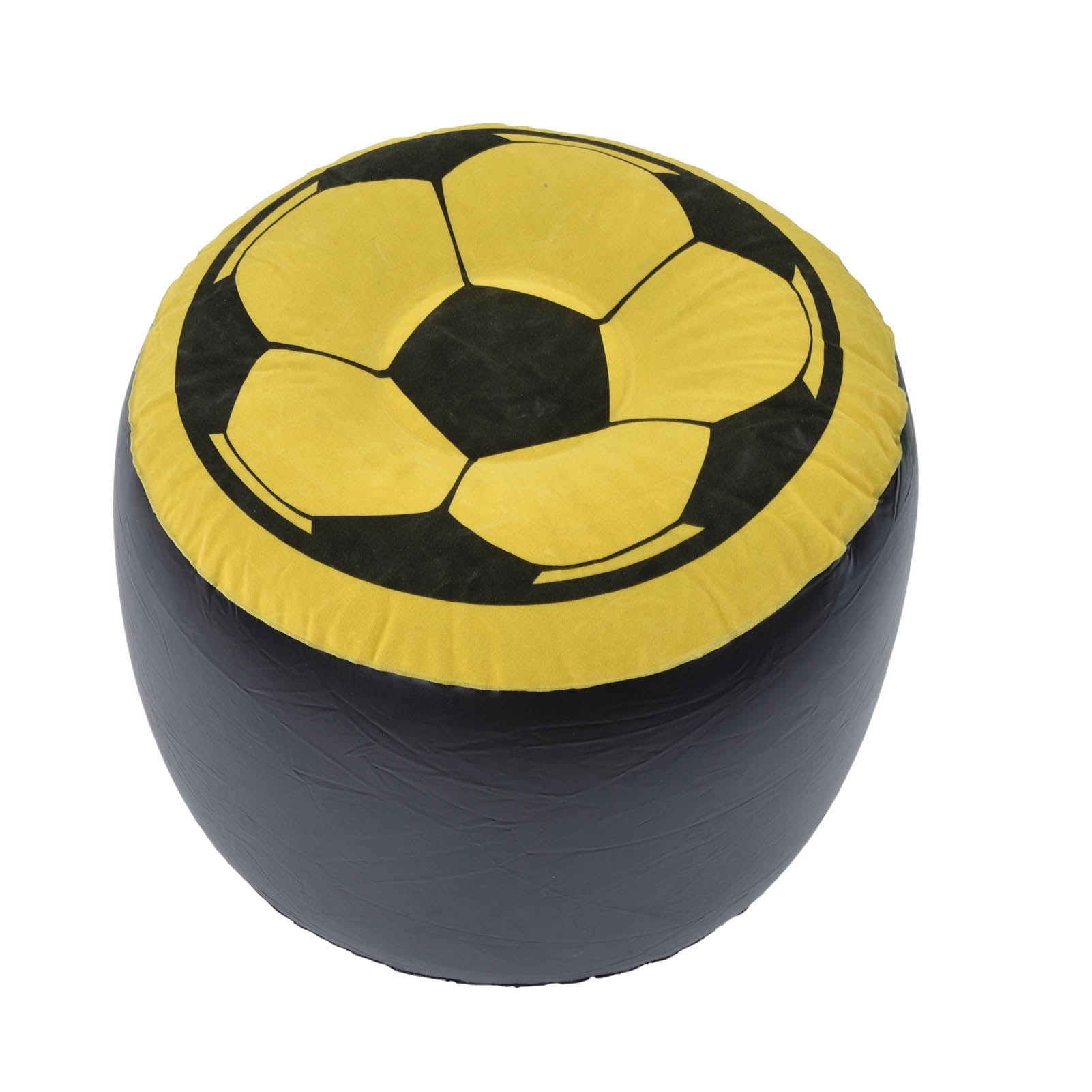 Soccer Inflatable Chair Lazy Sofa Recliner Chair, PVC Flocking Portable ...