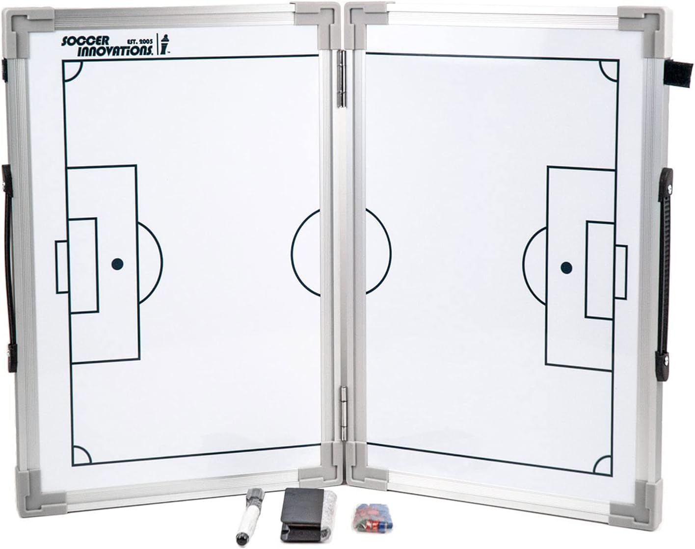 Soccer Innovations Hinged Magnetic Tactic Coaching Board, Extremely ...