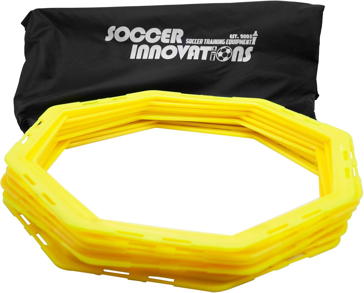Soccer Innovations Octagonal Training Rings (12) - Agility Rings Set ...