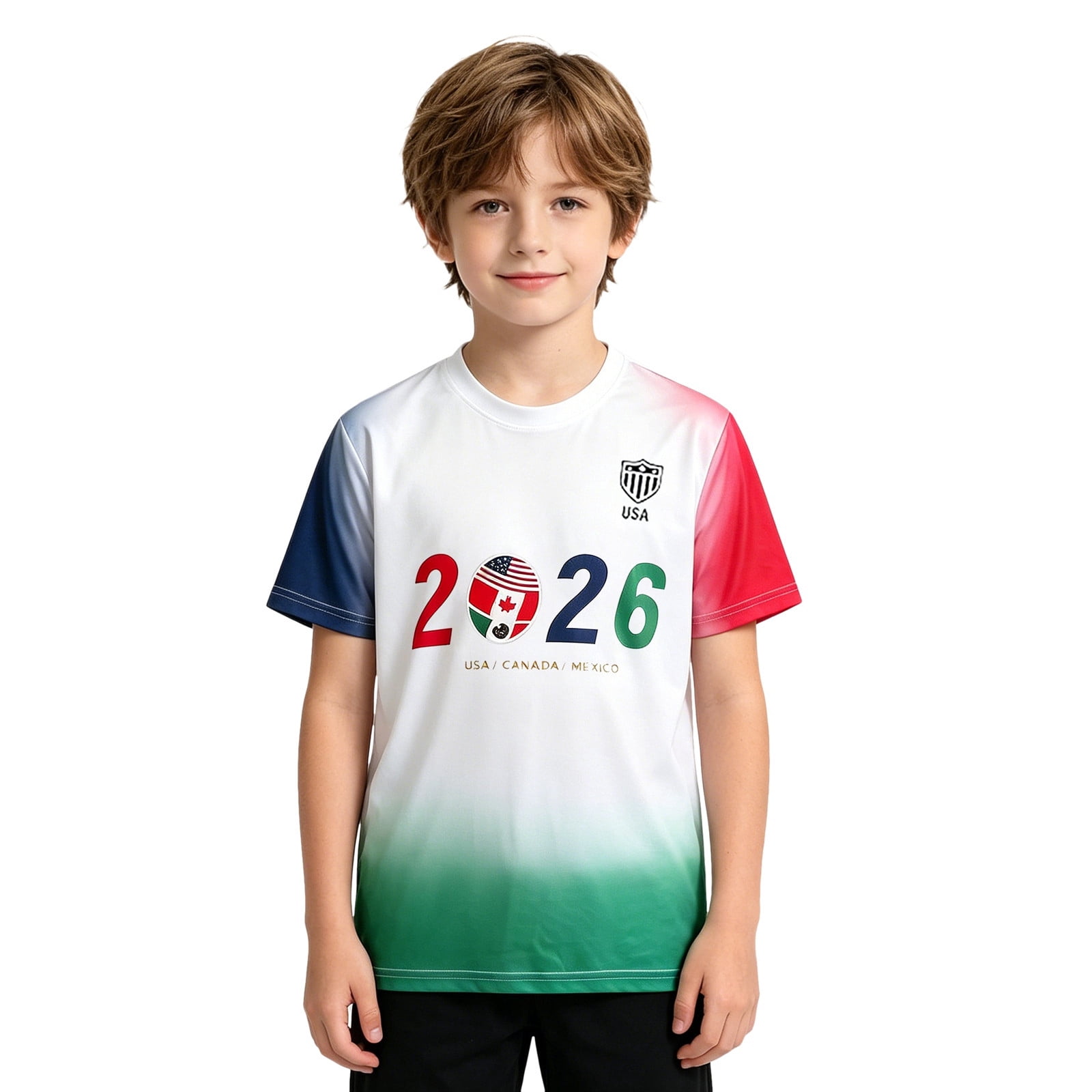 Soccer Shirt for Kids Fan 2026 National Team Tshirt Football Game Day ...
