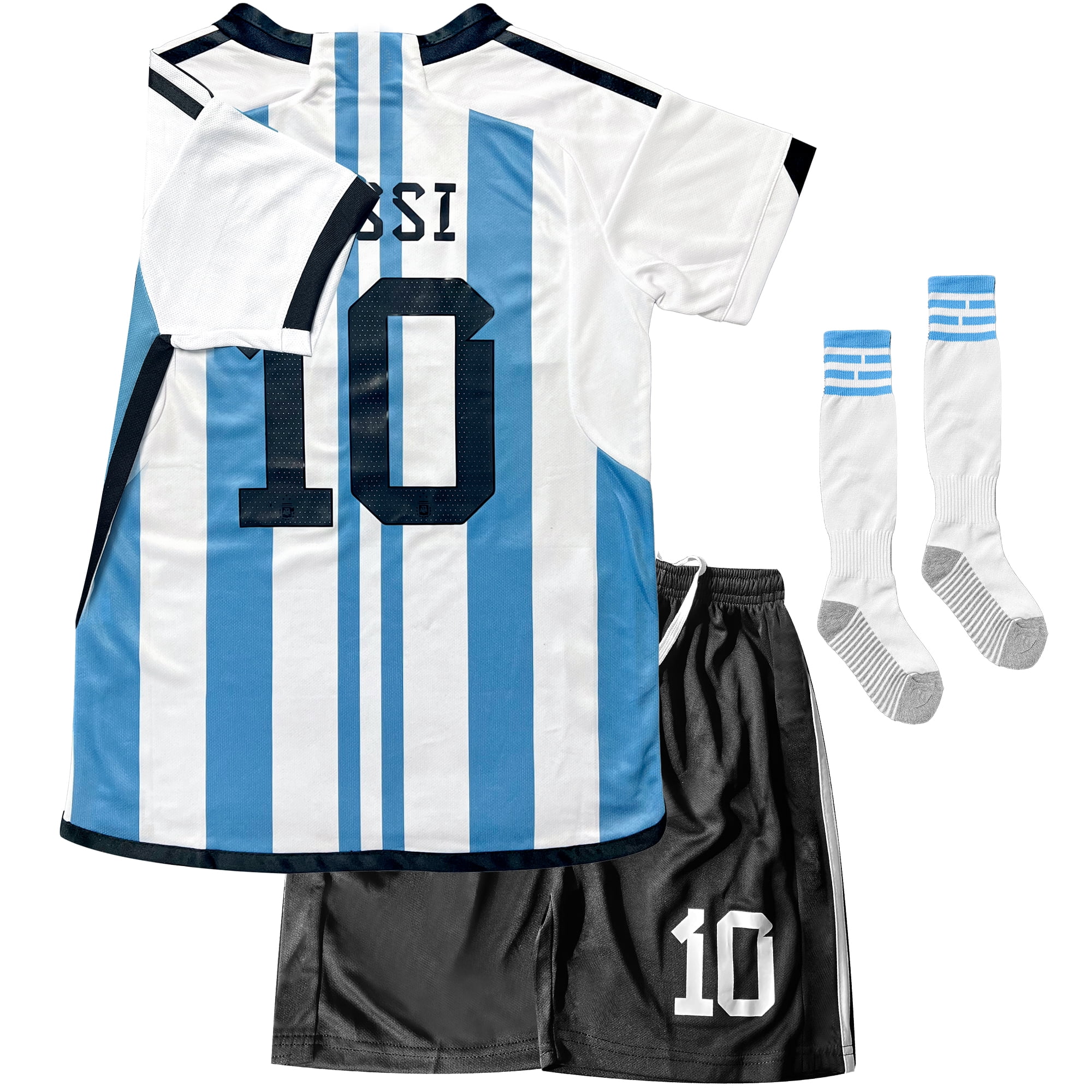 Soccer Jersey for Kids #10 Boys Girls Football Shirt Youth Futbol ...