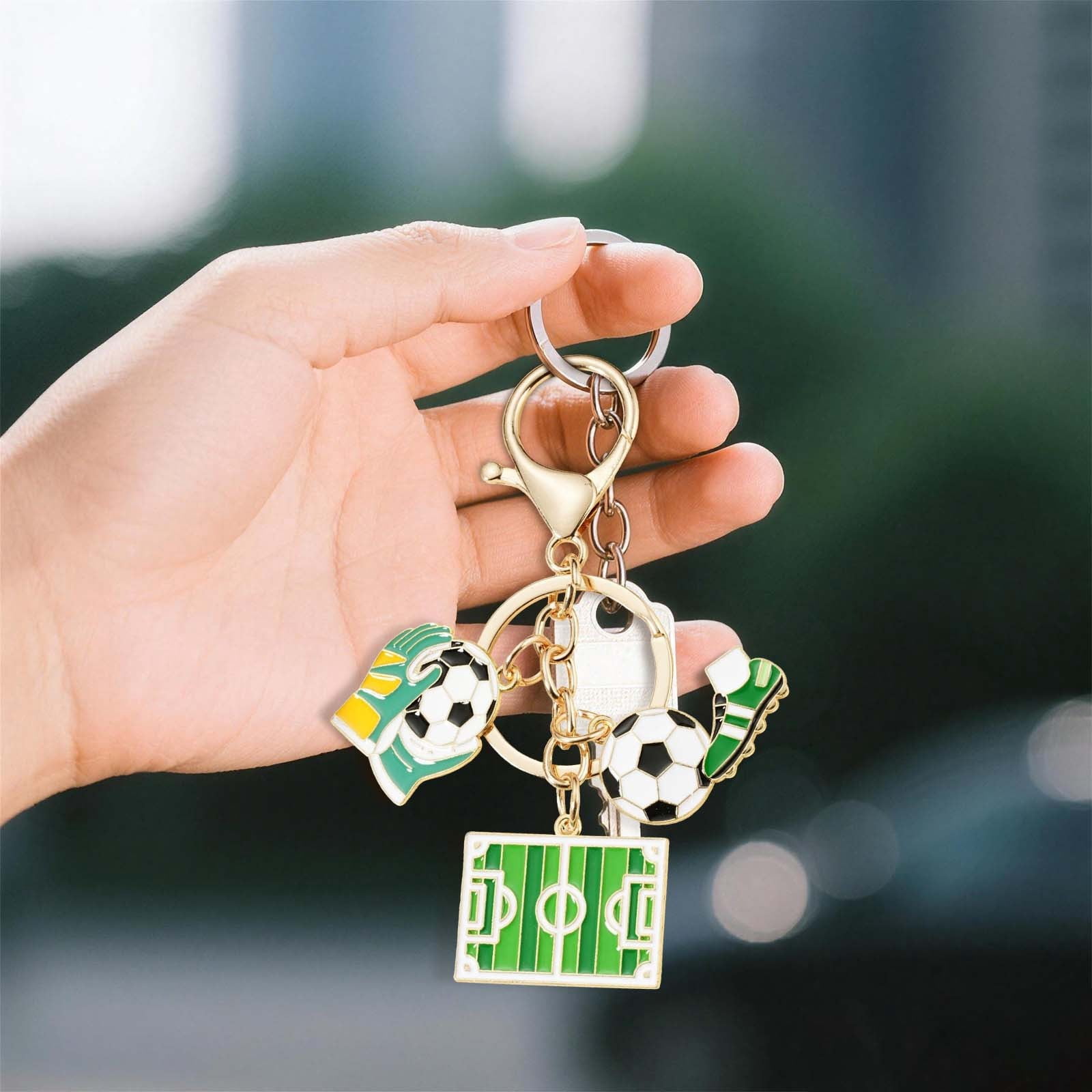 Soccer Keychain for Men Women Fans - Football 2026 Charm Keyrings ...