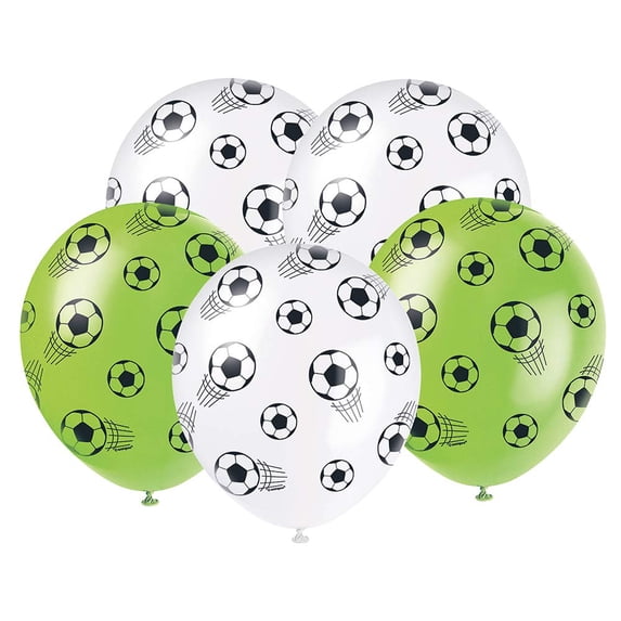 Soccer Latex Balloons - 5 Pcs - Walmart.com