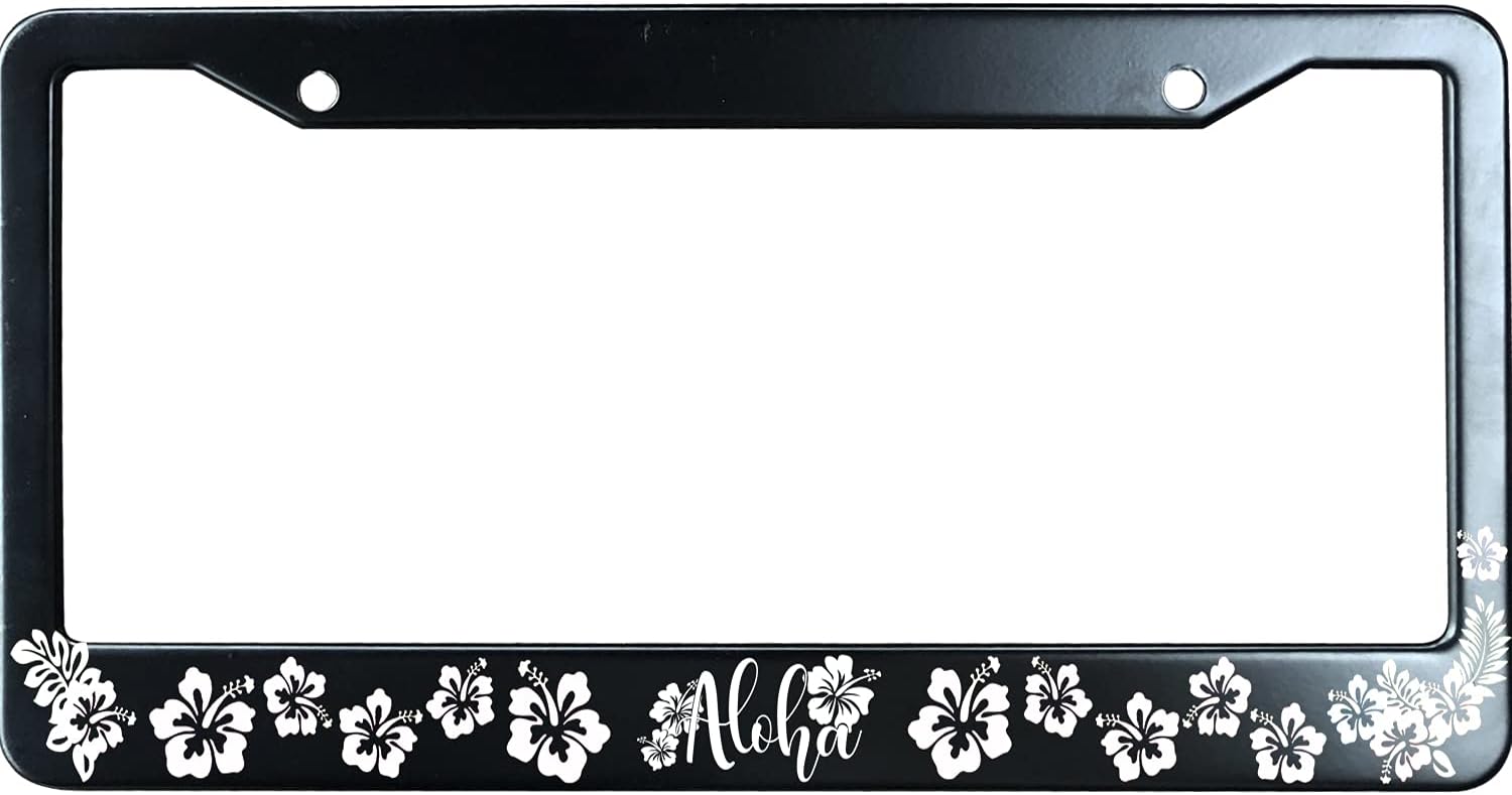 Soccer License Plate Frame Heavy Duty, Matte Black Stainless Steel ...