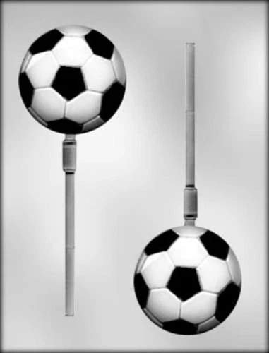 Soccer Lollipop 3" Chocolate Candy Mold Molds Diy Party Favors Sports ...
