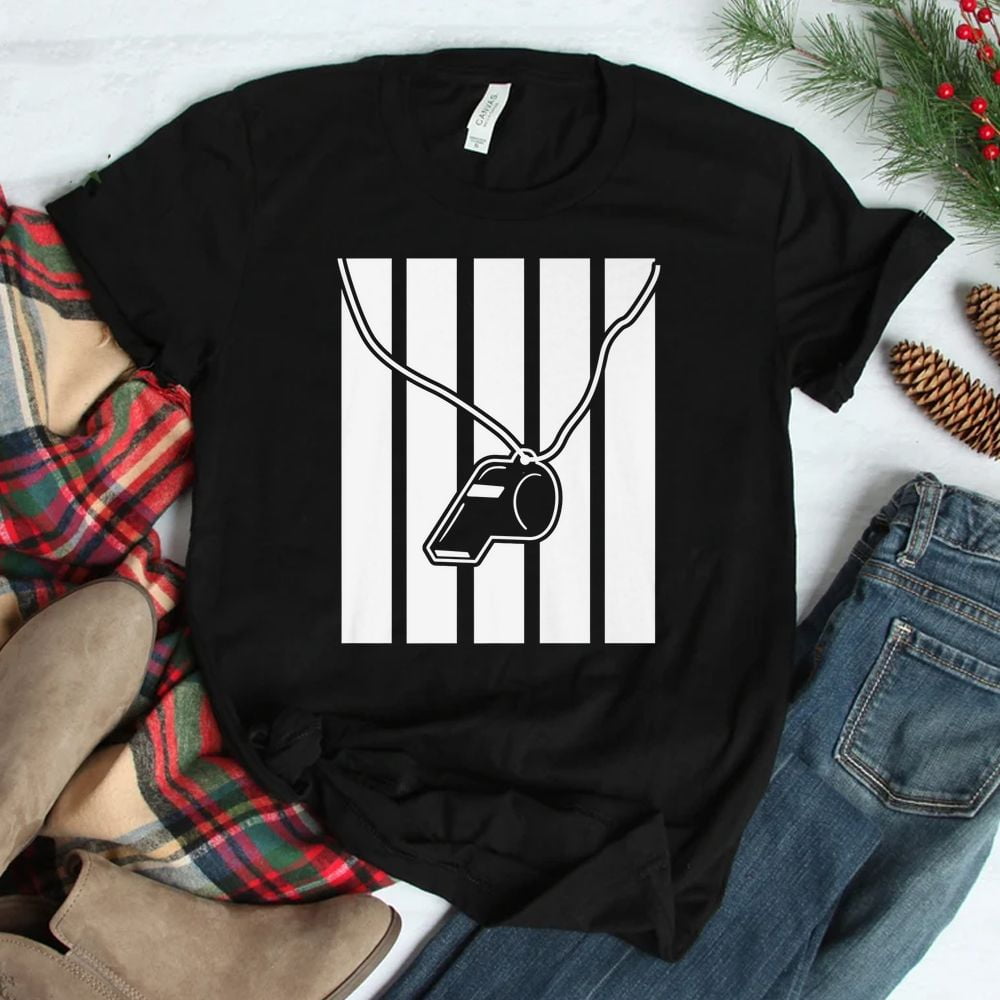 Soccer Officiating Referee Referee Uniform With Whistle Shirt - Walmart.com