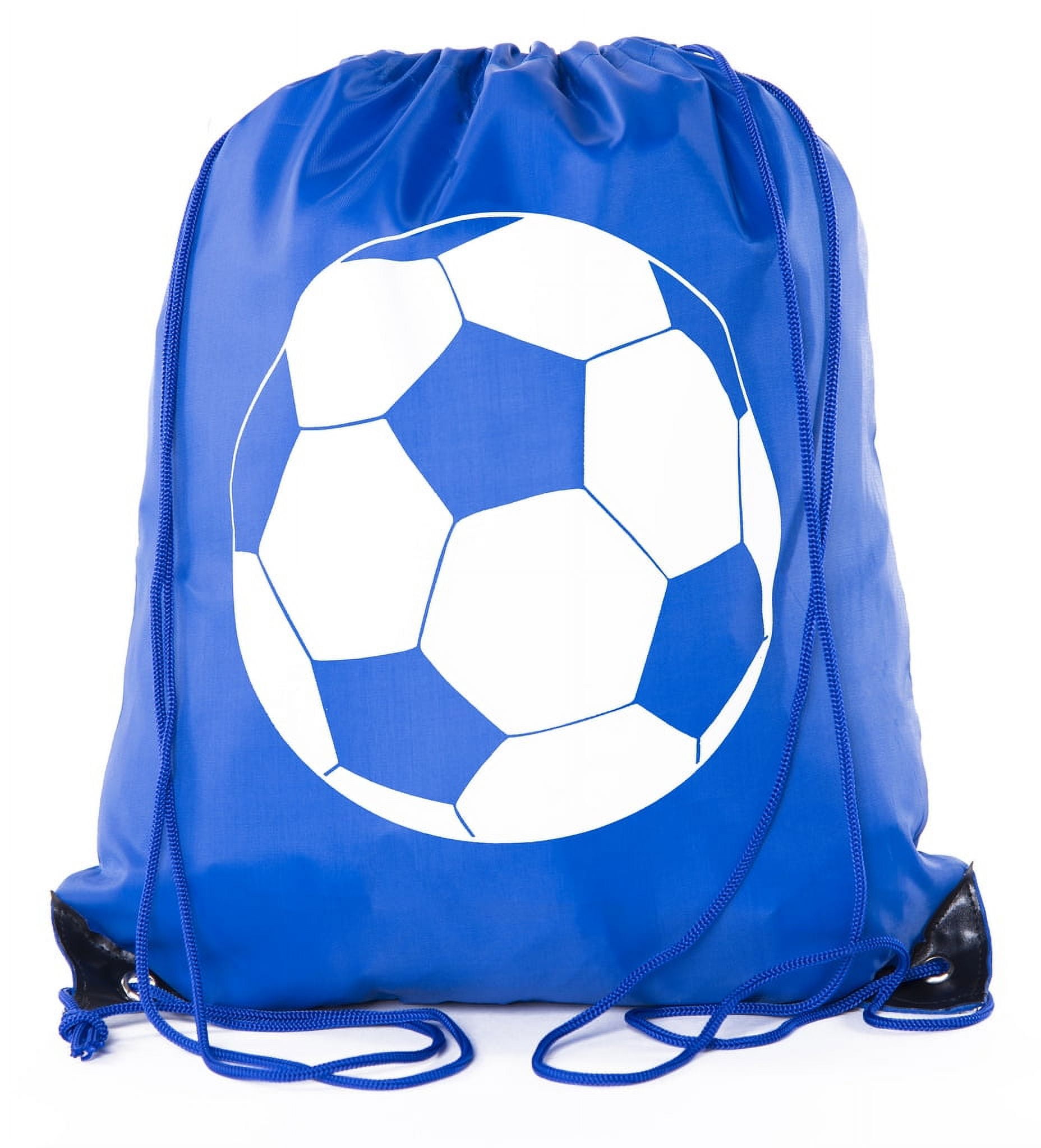 Soccer Party Favors | Soccer Drawstring Backpacks for Birthday Parties ...