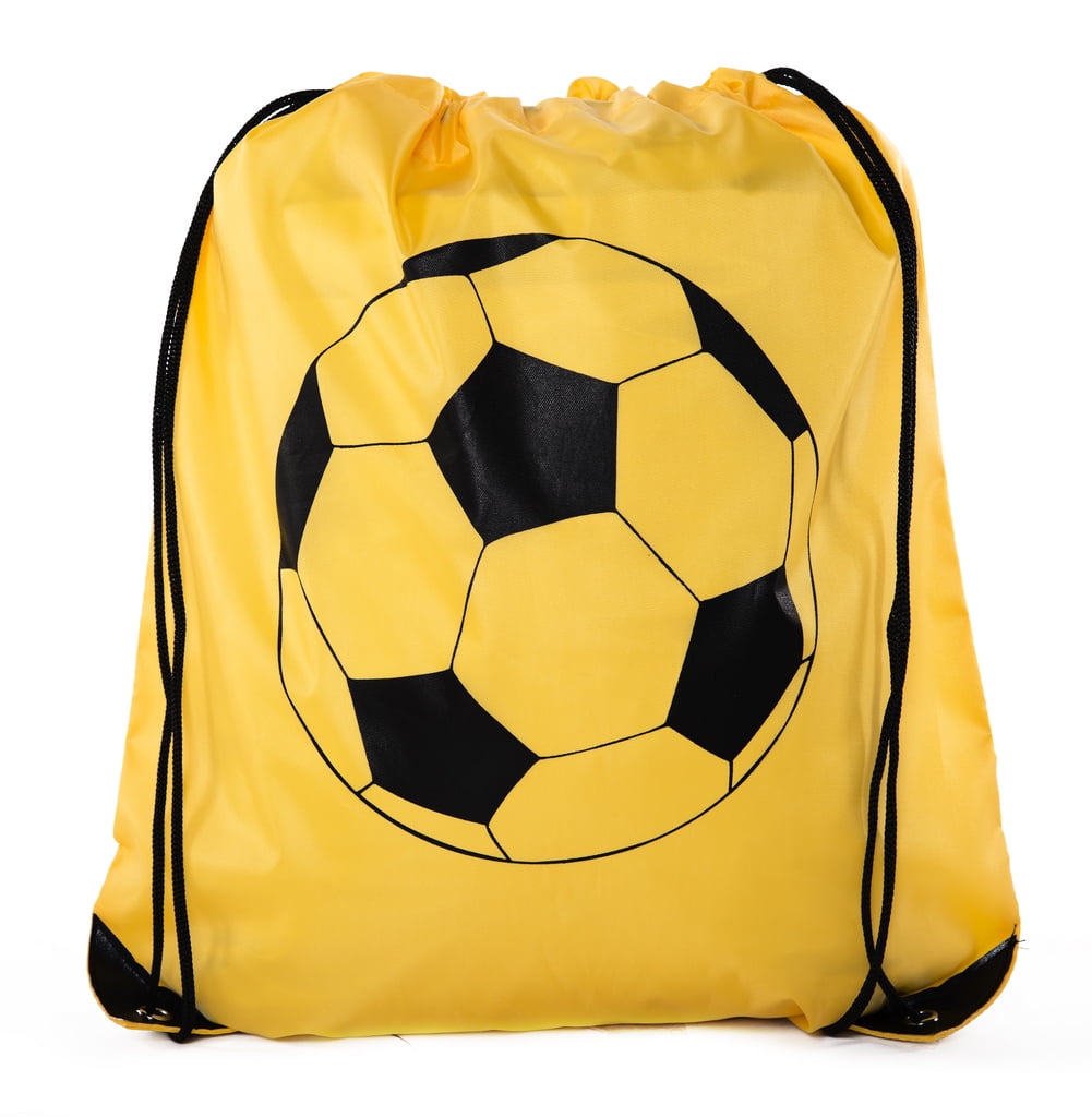Soccer Party Favors | Soccer Drawstring Backpacks for Birthday Parties ...