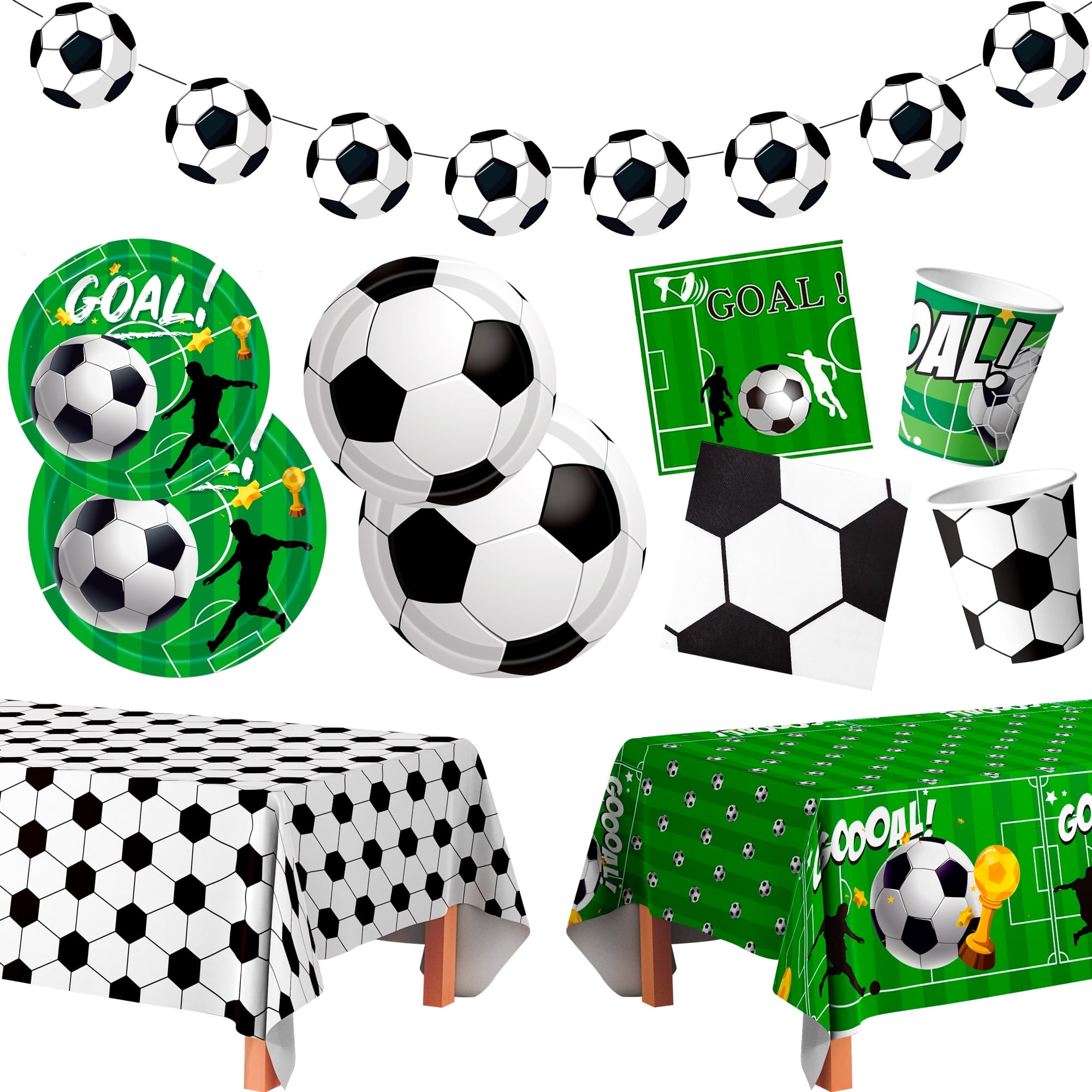 Soccer Party Tableware, Soccer Birthday Tableware Set - Coccer Plates ...