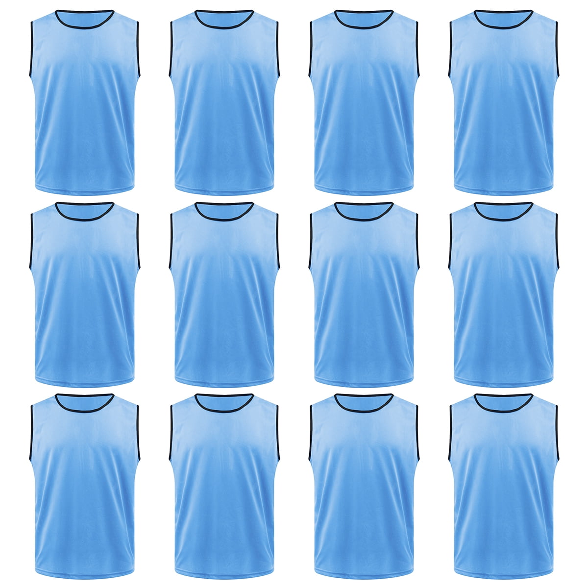TOPTIE Soccer Pinnies Scrimmage Training Vests for Adult & Youth Sports ...