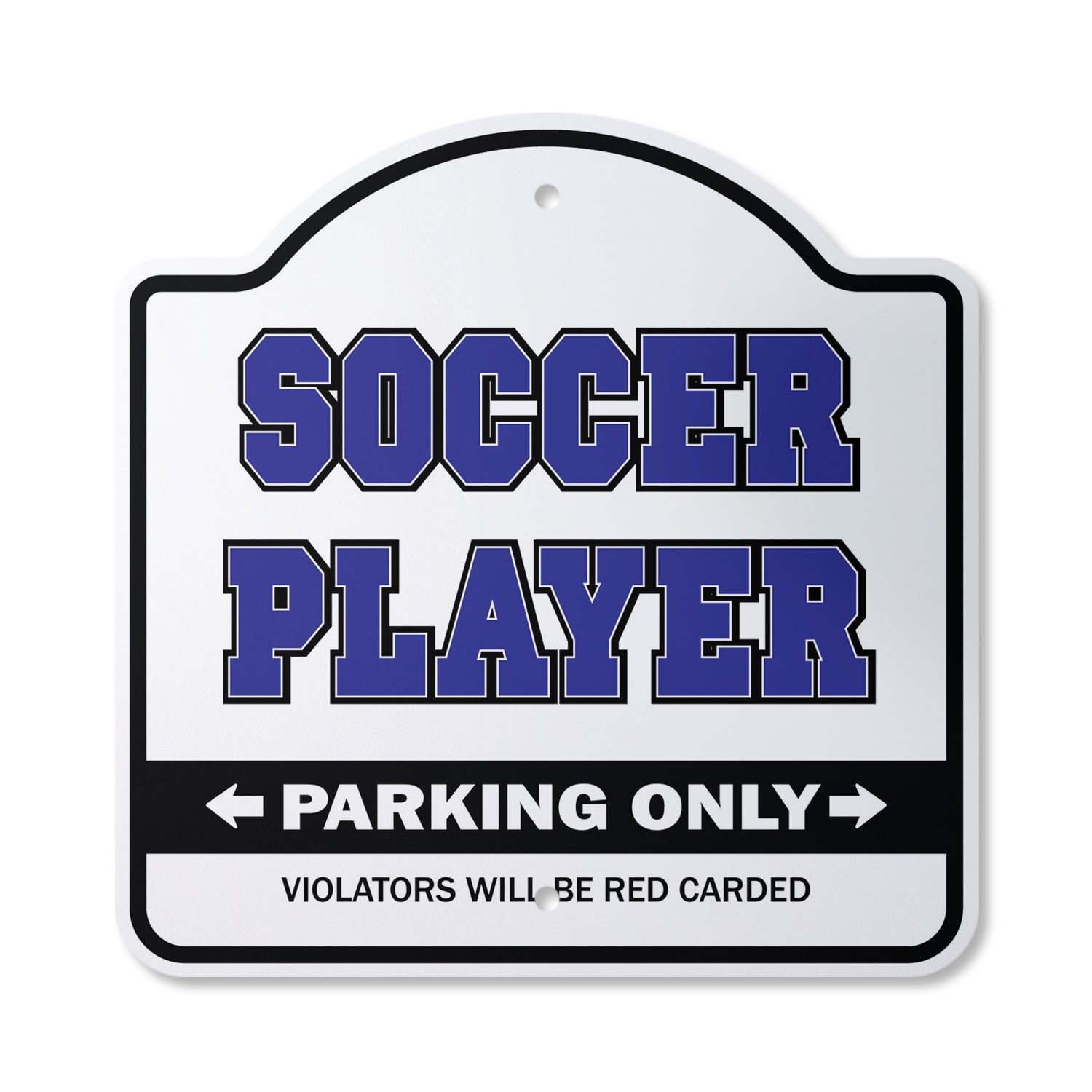 Soccer Player 10” x 10” Sign | Indoor/Outdoor Plastic | SignMission ...