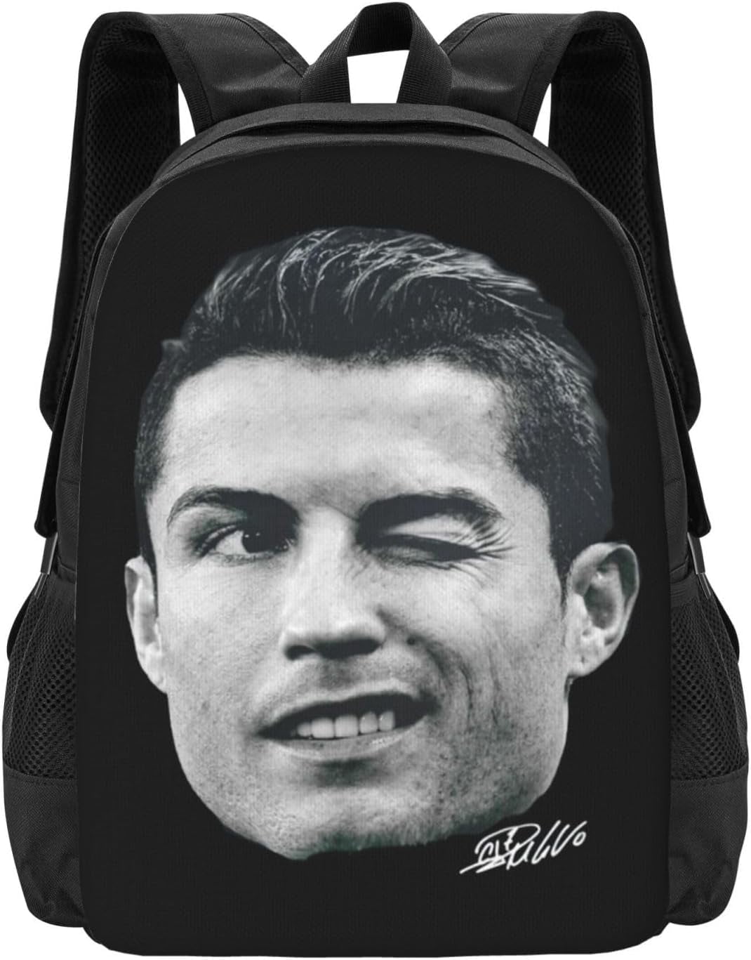 Soccer Player #7 Cristiano Ronaldo Backpack 16.5 Inch For Daily Work ...