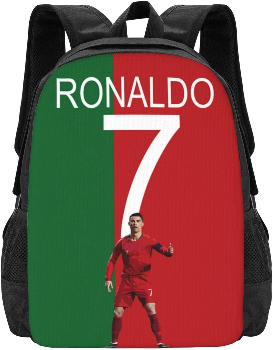 Soccer Player #7 Cristiano Ronaldo Backpack 16.5 Inch For Daily Work ...