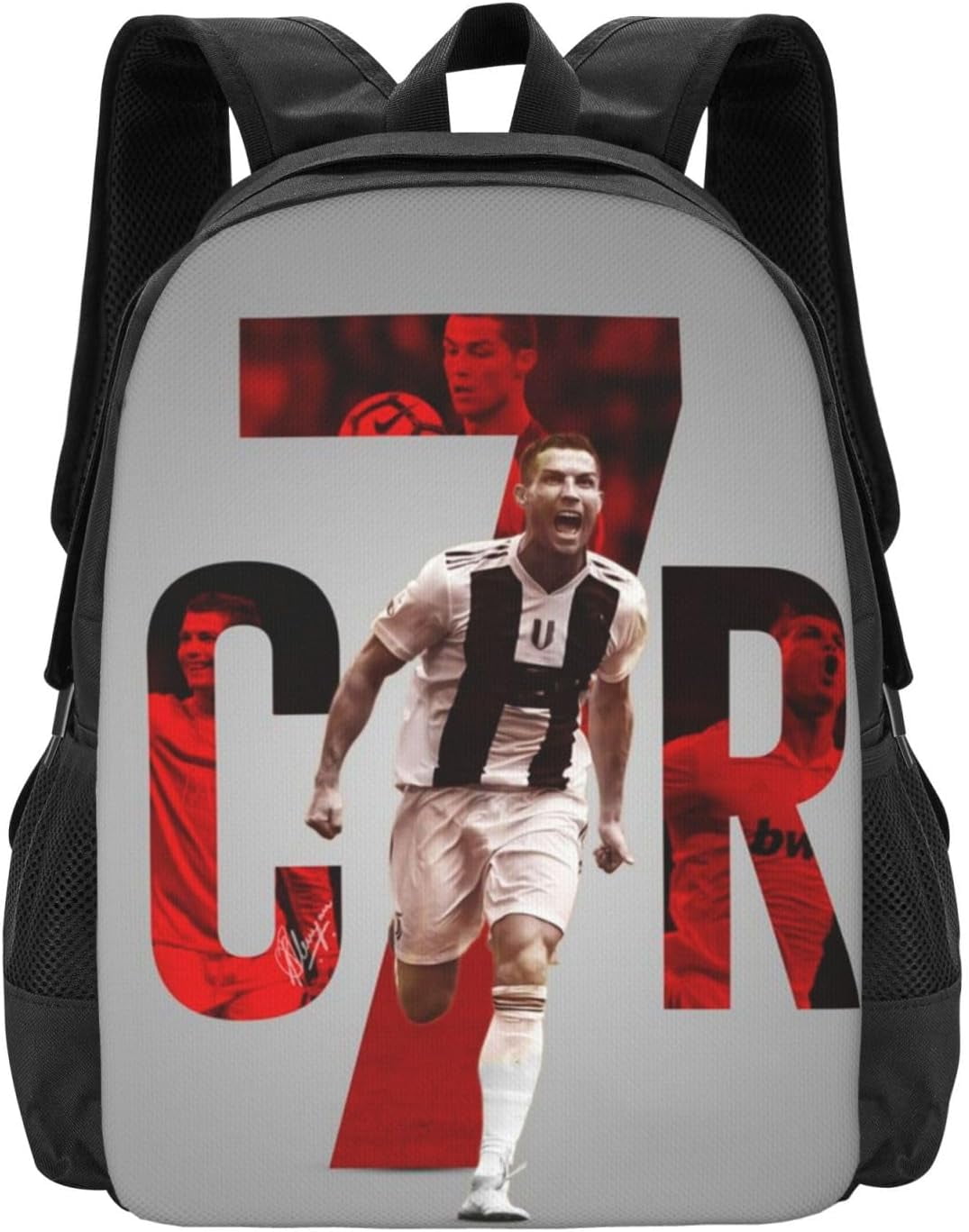 Soccer Player #7 Cristiano Ronaldo Backpack 16.5 Inch For Daily Work ...