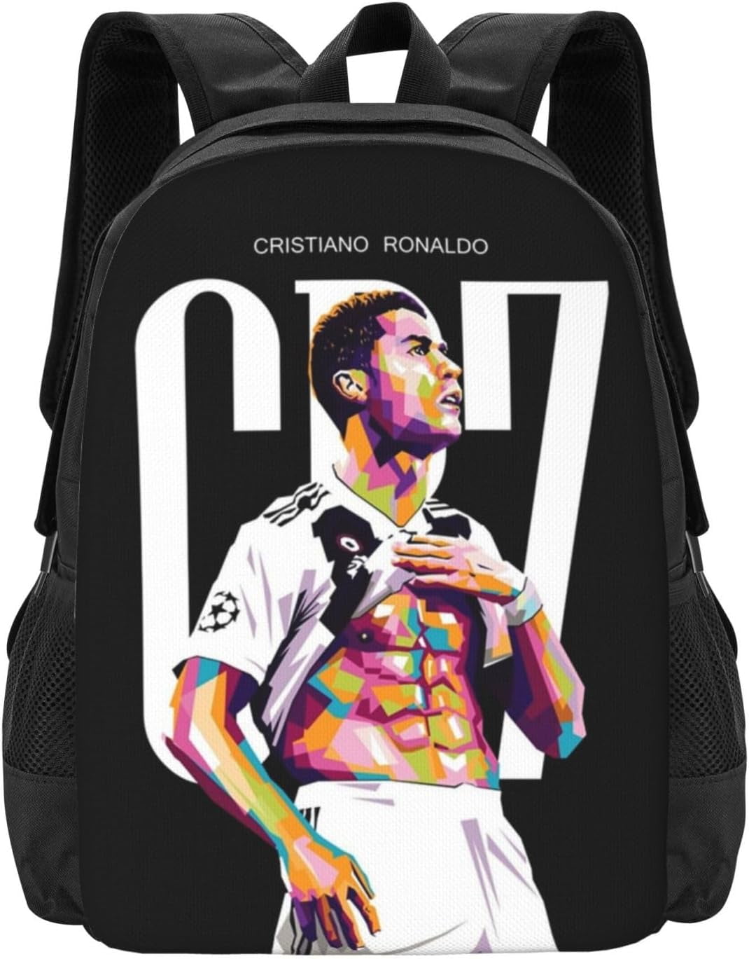 Soccer Player #7 Cristiano Ronaldo Backpack 16.5 Inch For Daily Work ...