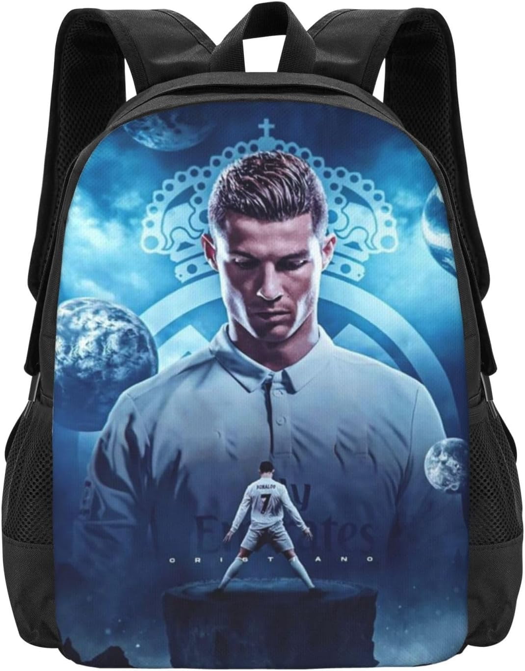 Soccer Player #7 Cristiano Ronaldo Backpack 16.5 Inch For Daily Work ...
