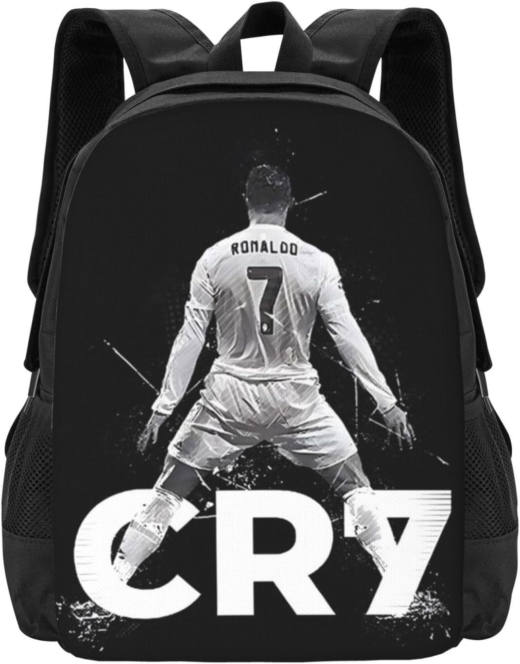 Soccer Player #7 Cristiano Ronaldo Backpack 16.5 Inch For Daily Work ...