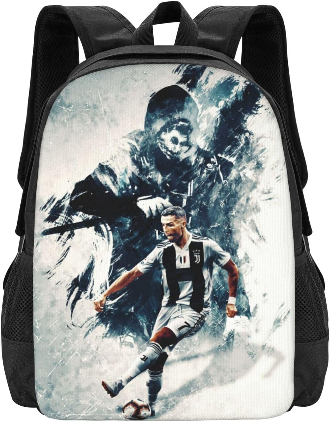 Soccer Player #7 Ronaldo Backpack 16.5 Inch For Daily Work Sport ...