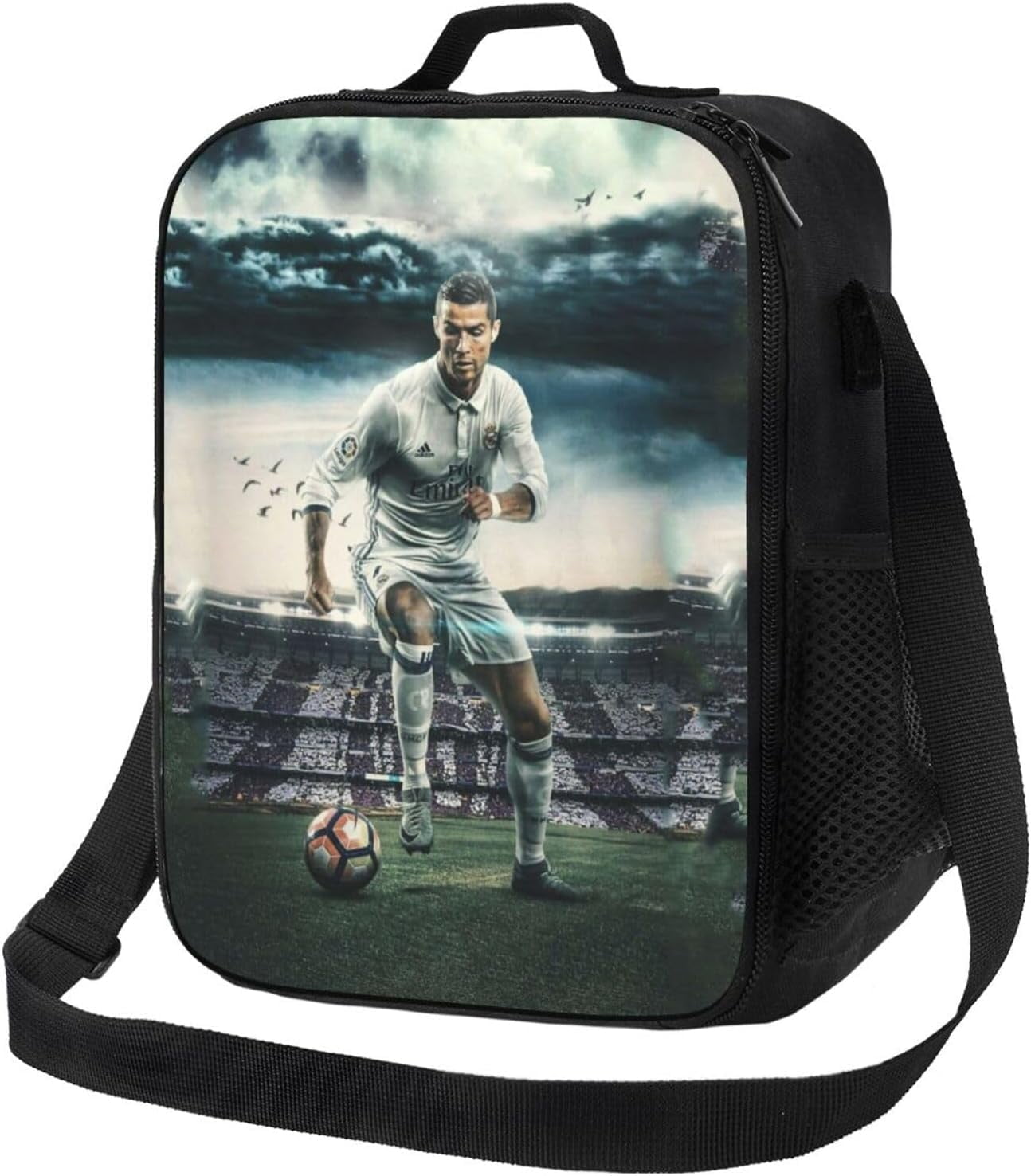 Soccer Player #7 Ronaldo Lunch Bag For Daily Work Sport Outdoor ...