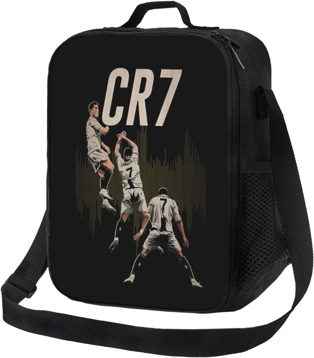 Soccer Player #7 Ronaldo Lunch Bag For Daily Work Sport Outdoor ...