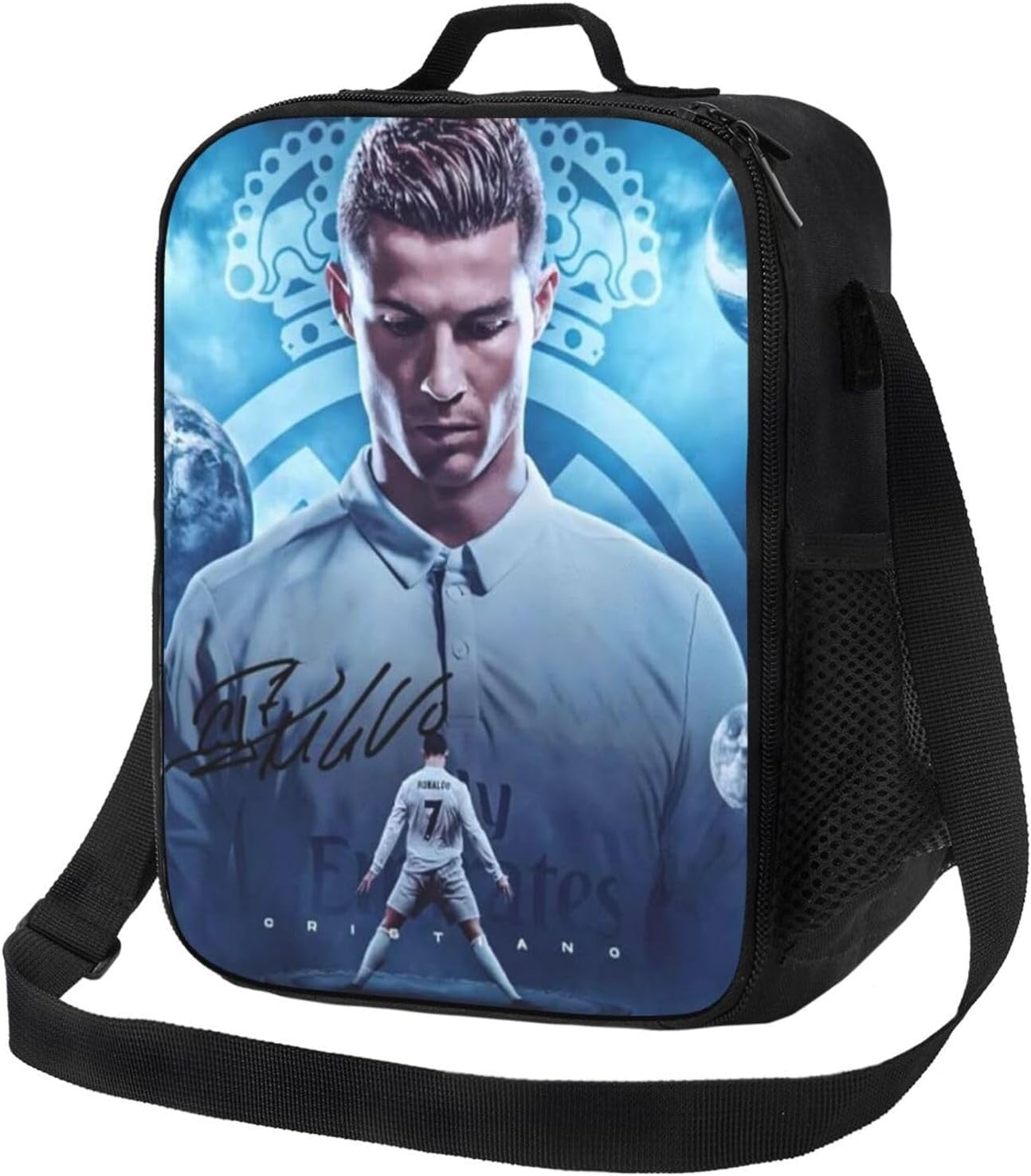 Soccer Player #7 Ronaldo Lunch Bag For Daily Work Sport Outdoor ...