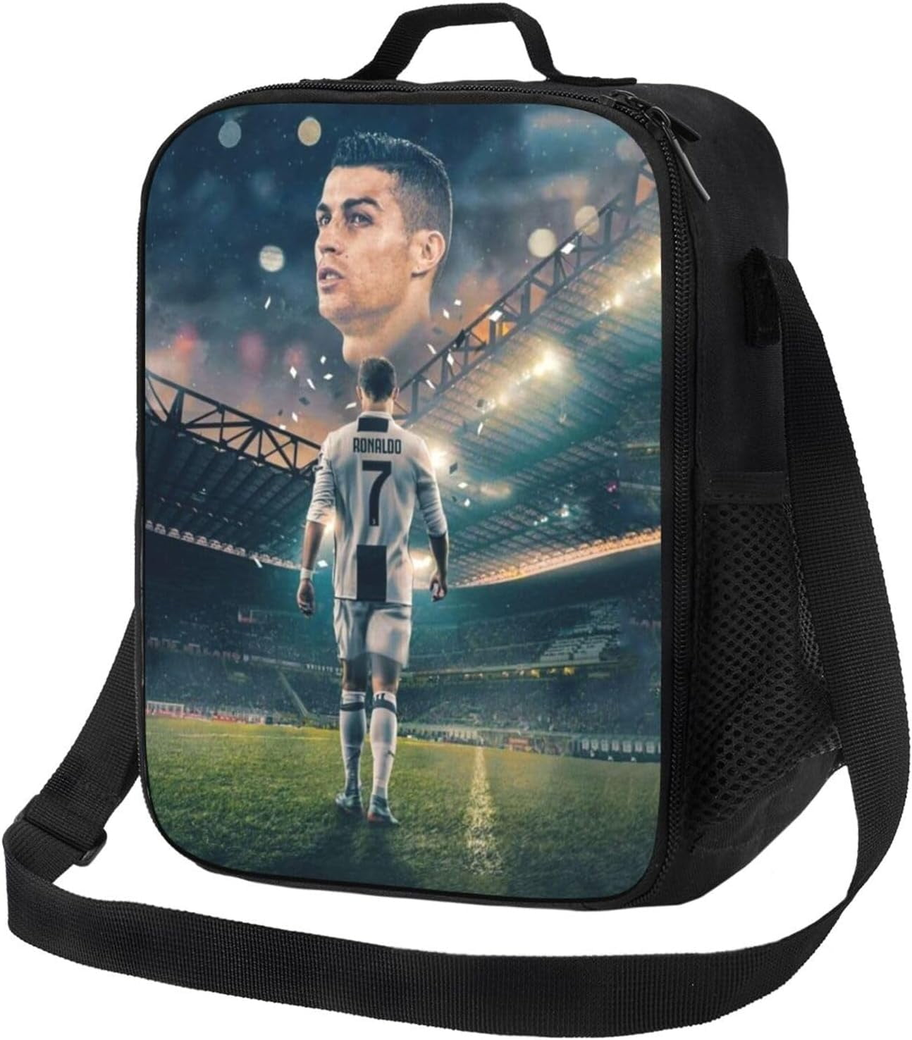Soccer Player #7 Ronaldo Lunch Bag For Daily Work Sport Outdoor ...