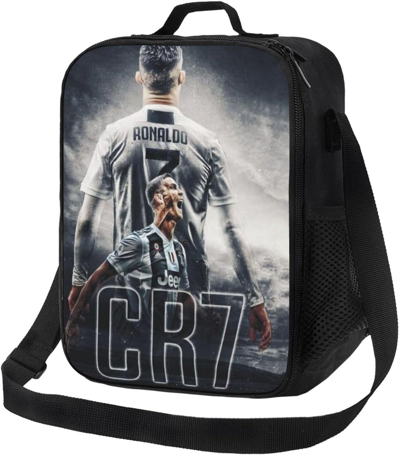 Soccer Player #7 Ronaldo Lunch Bag For Daily Work Sport Outdoor ...