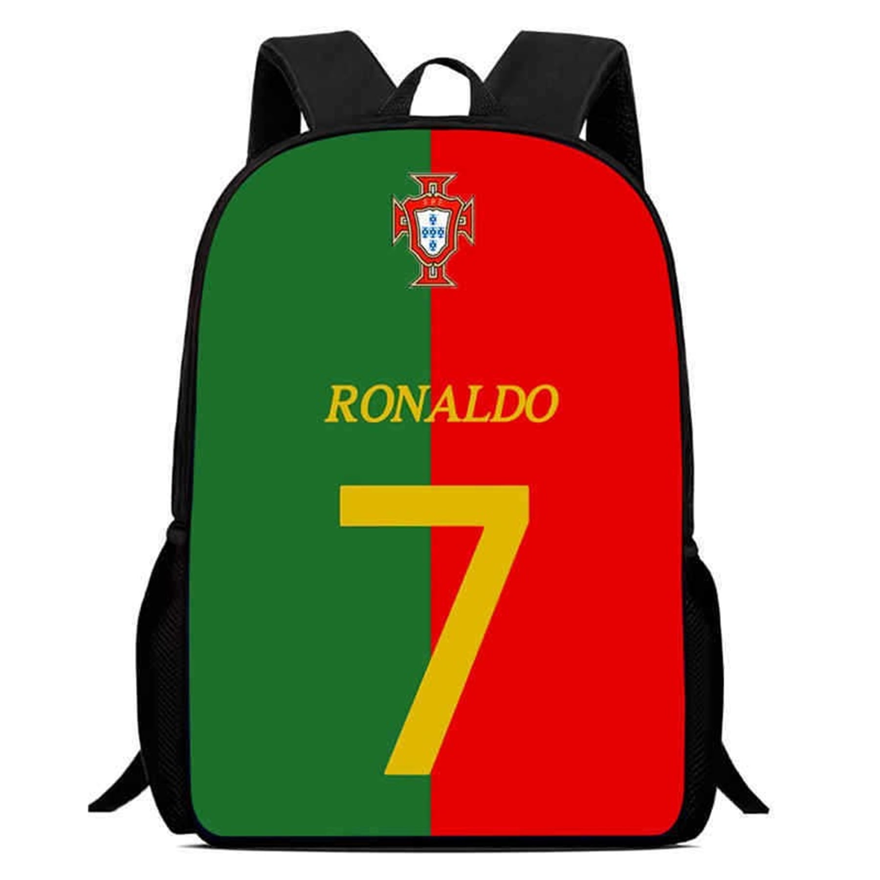 Soccer Player Cristiano Ronaldo Backpack-Student Back to School Bookbag ...