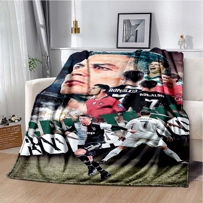 Customer reviews for Soccer Player Cristiano Ronaldo Blanket for Adults, Home Bedroom Cover ...