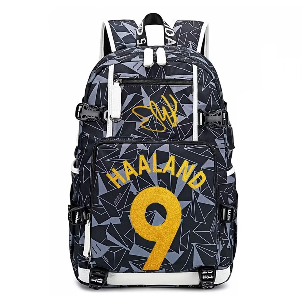 Soccer Player E-Haaland- Multifunction Backpack Travel Taptop Daypack ...