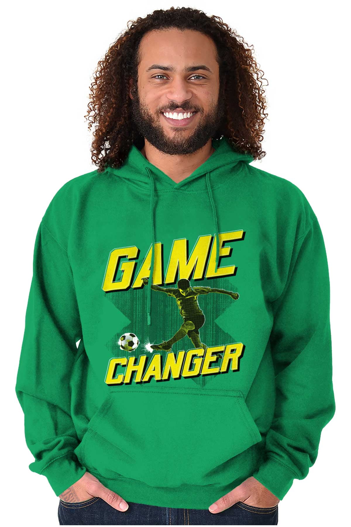 Soccer Player Fan Game Changer Hoodie Hooded Sweatshirt Men Brisco ...
