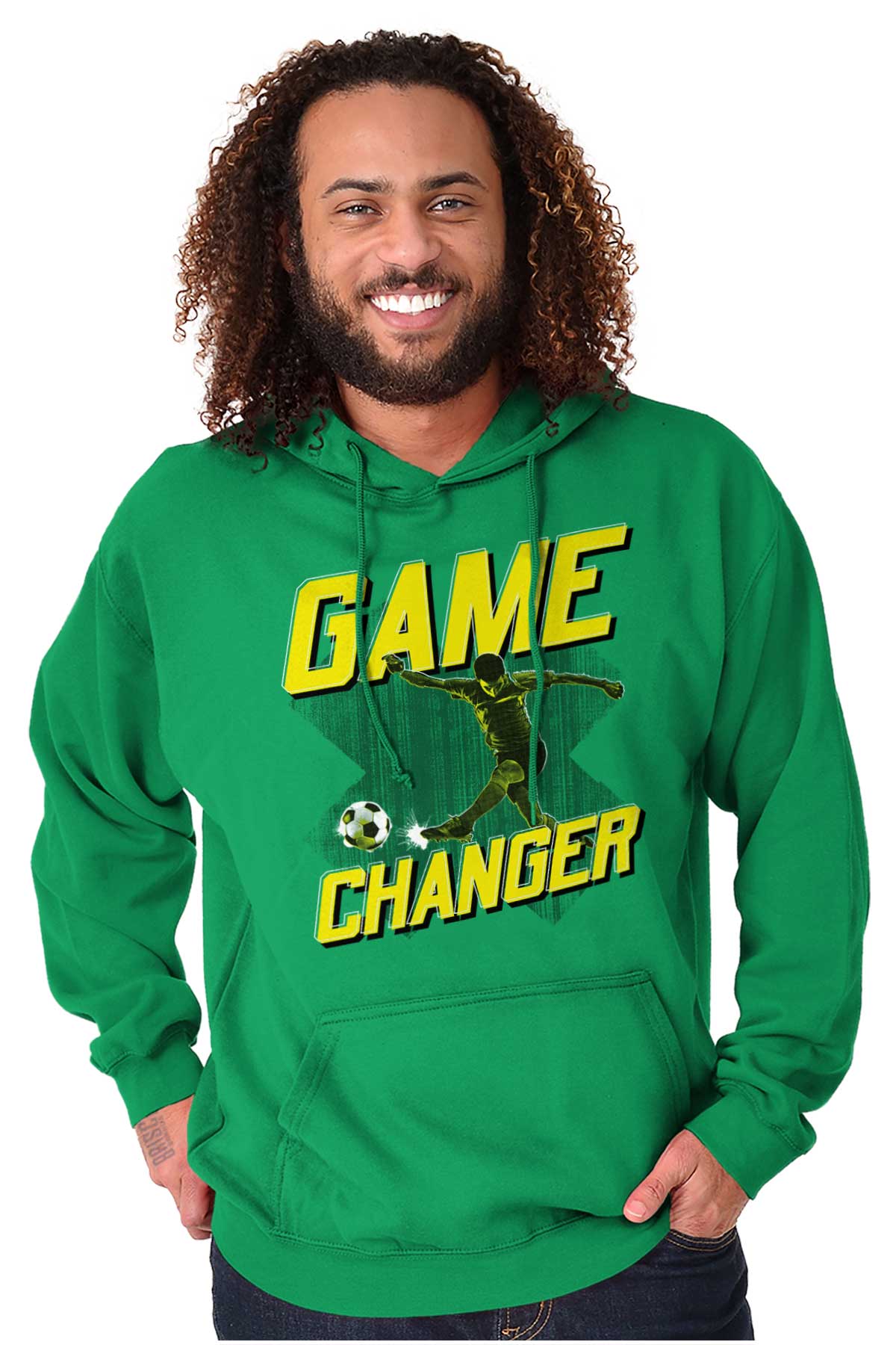 Soccer Player Fan Game Changer Men's Big & Tall Graphic Hoodie Brisco ...