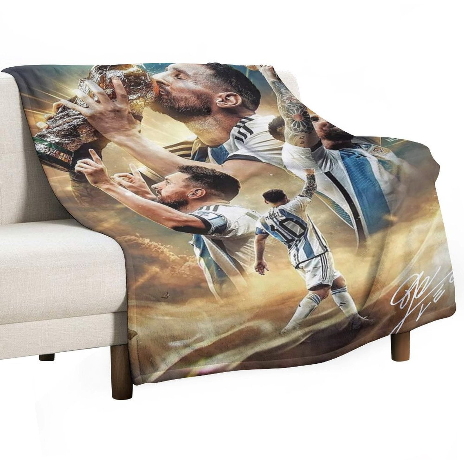 Soccer Player Football Star Messi Blankets 30"x40" - Walmart.com