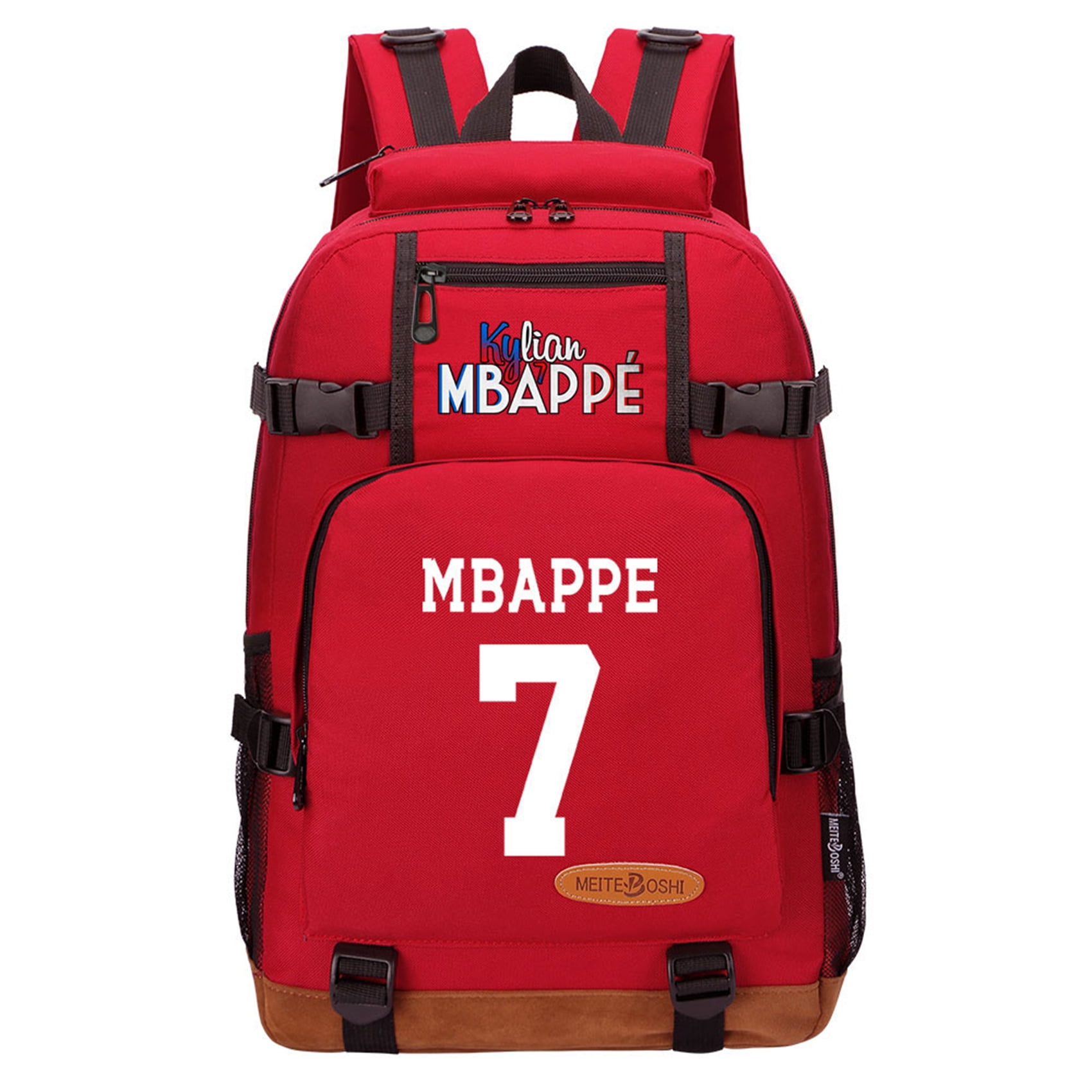 Soccer Player Kylian Mbappe Backpack-Lightweight Travel Knapsack-Large ...