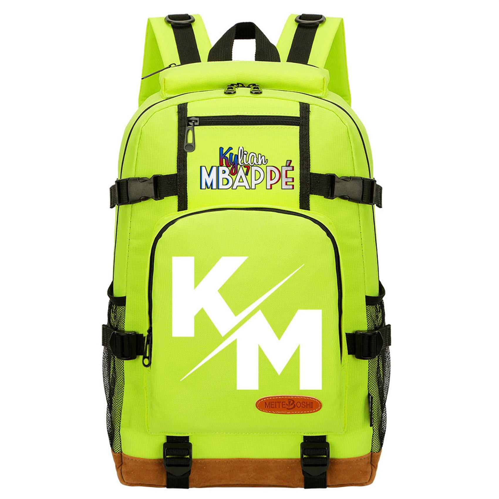 Soccer Player Kylian Mbappe Backpack-Lightweight Travel Knapsack-Large ...
