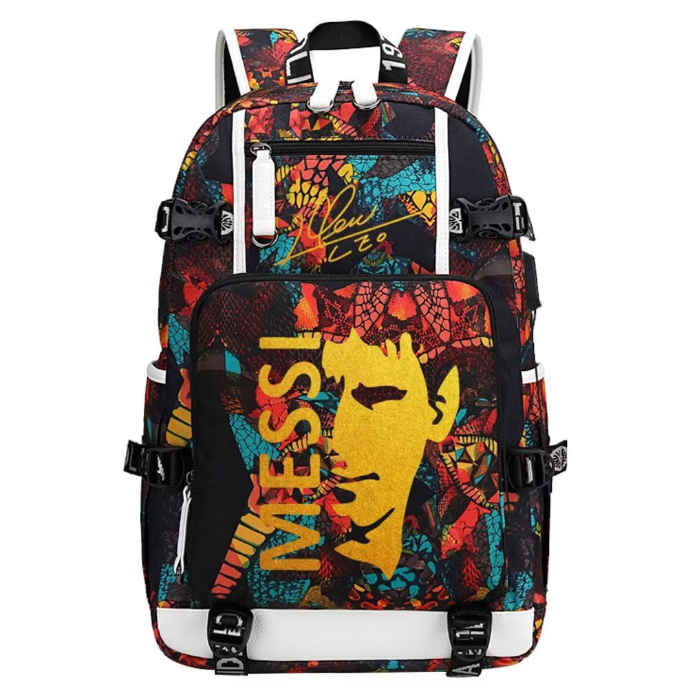 Soccer Player L-Messi- Multifunction Backpack Travel Taptop Daypack ...
