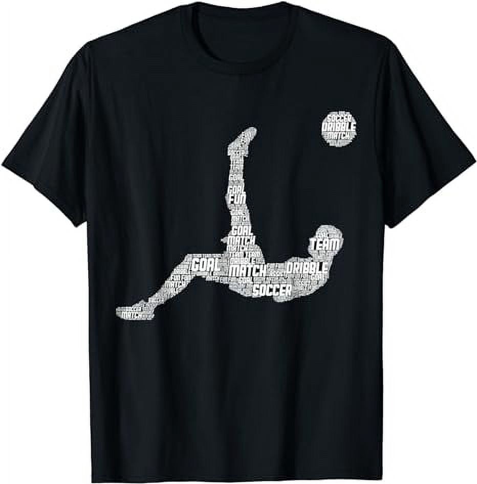Soccer Player Men Boys Kids T-Shirt - Walmart.com