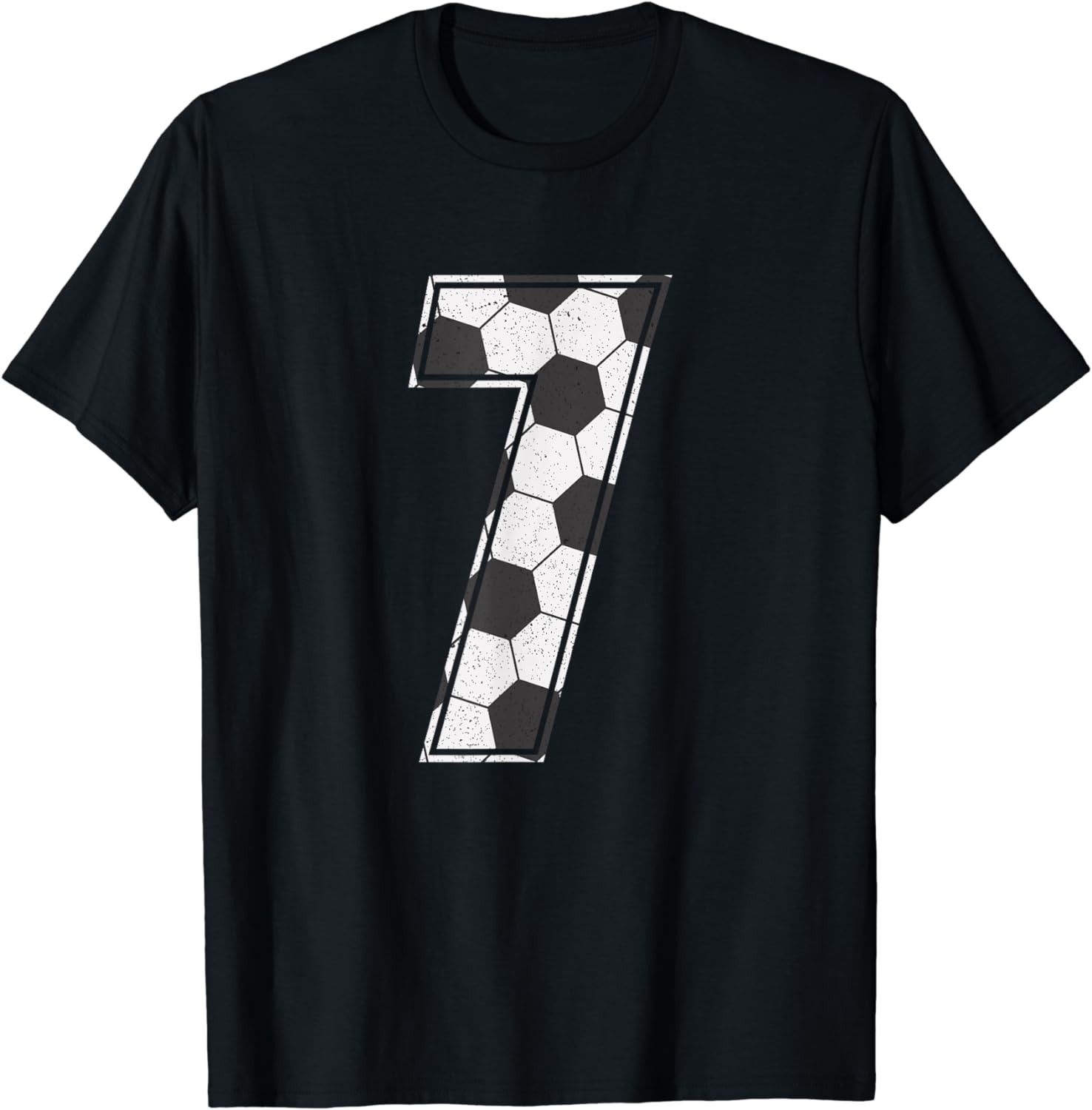 Soccer Player Number 7 Seven Soccer Birthday T-Shirt - Walmart.com