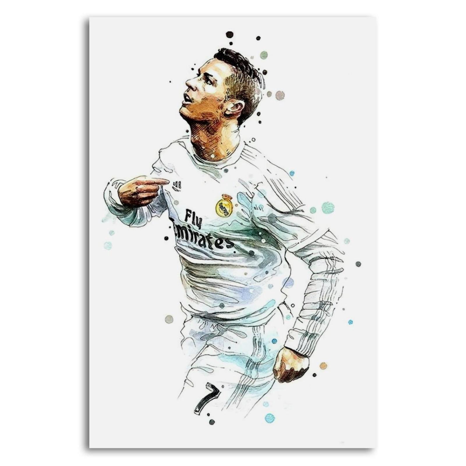 Soccer Player Star Cristiano Ronaldo CR7 Home Decor Posters Picture ...
