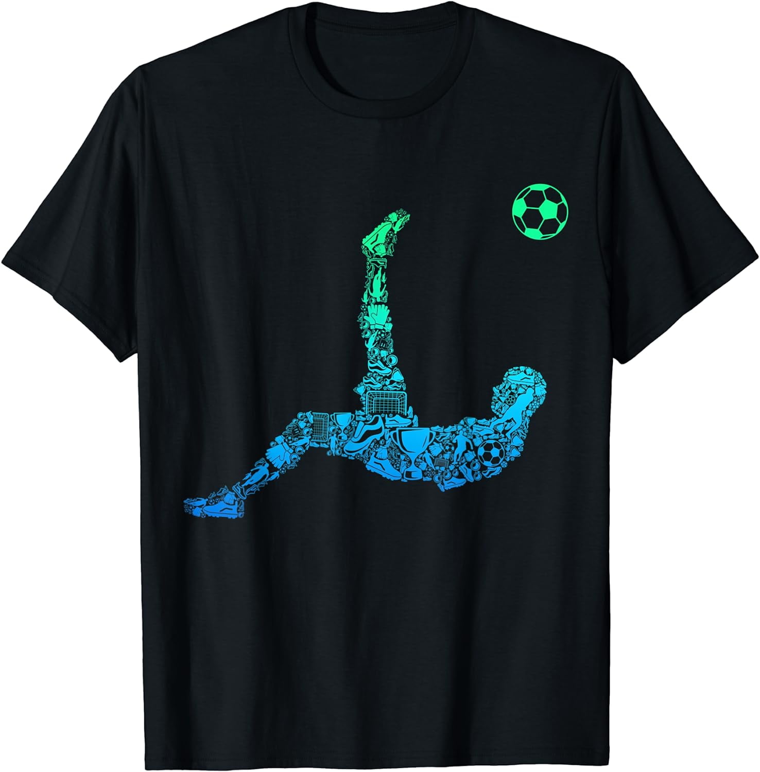 Soccer Players Youth Men Boys Kids T-Shirt - Walmart.com