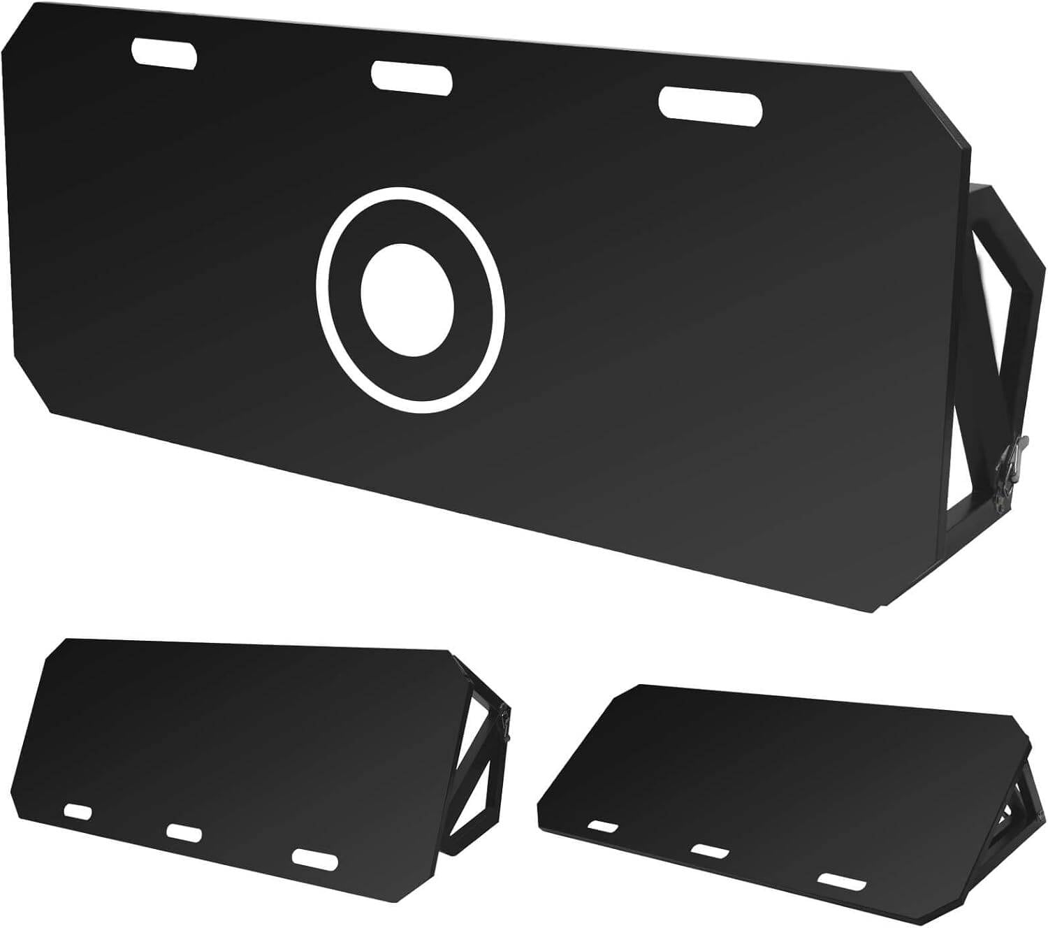 Soccer Rebounder Board, Upgrade 3 Angles Portable Soccer Wall for ...