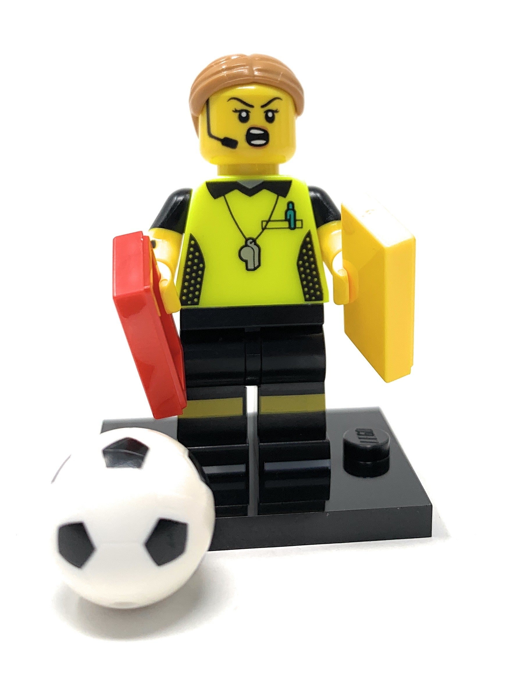 LEGO Toy Figurine Collections - Soccer Referee (Female) Collectible ...