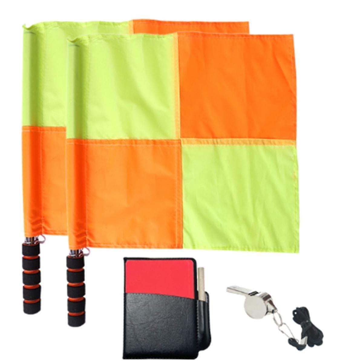 Soccer Referee Flag Set,red Yellow Cards With Notebook And Pencil,coach ...