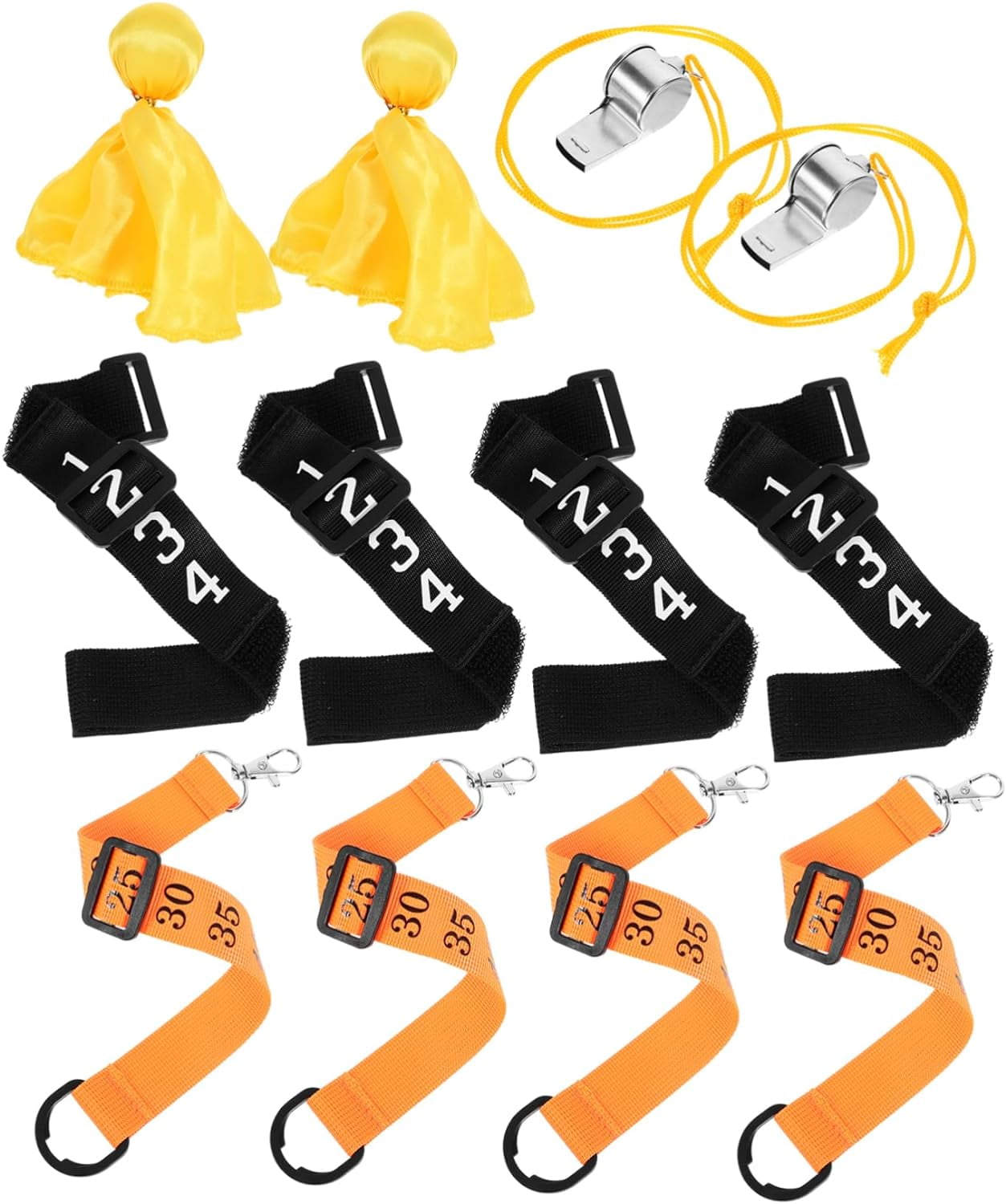 Soccer Referee Gear - 1 Set Waist Belt, Sign, Flags, Numbered Wrist ...