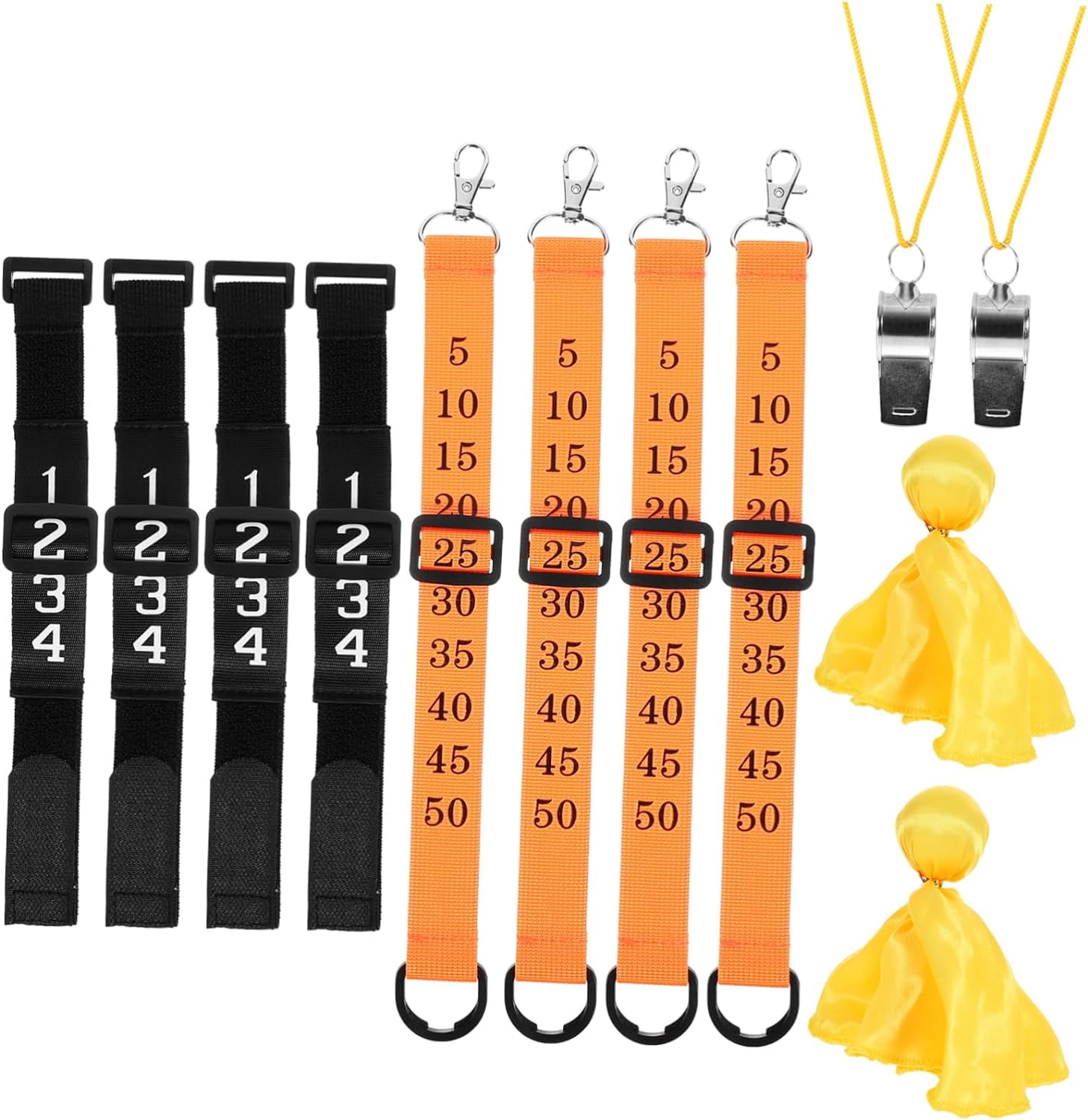 Soccer Referee Kit - 1 Set with Flag, Whistle, Referee Cards, and Accessories - Walmart.com