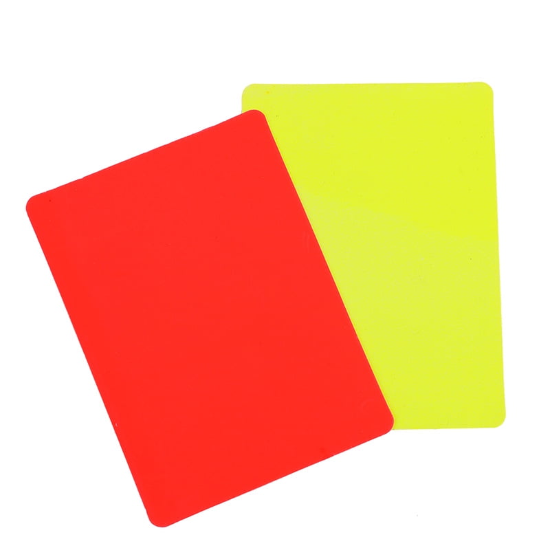 Soccer Referee Whistle Red and Yellow Card Tools Professional Football ...